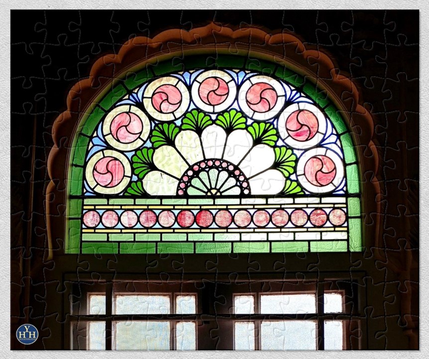 Stained Glass in an Indian Palace Puzzle - Your Historic House