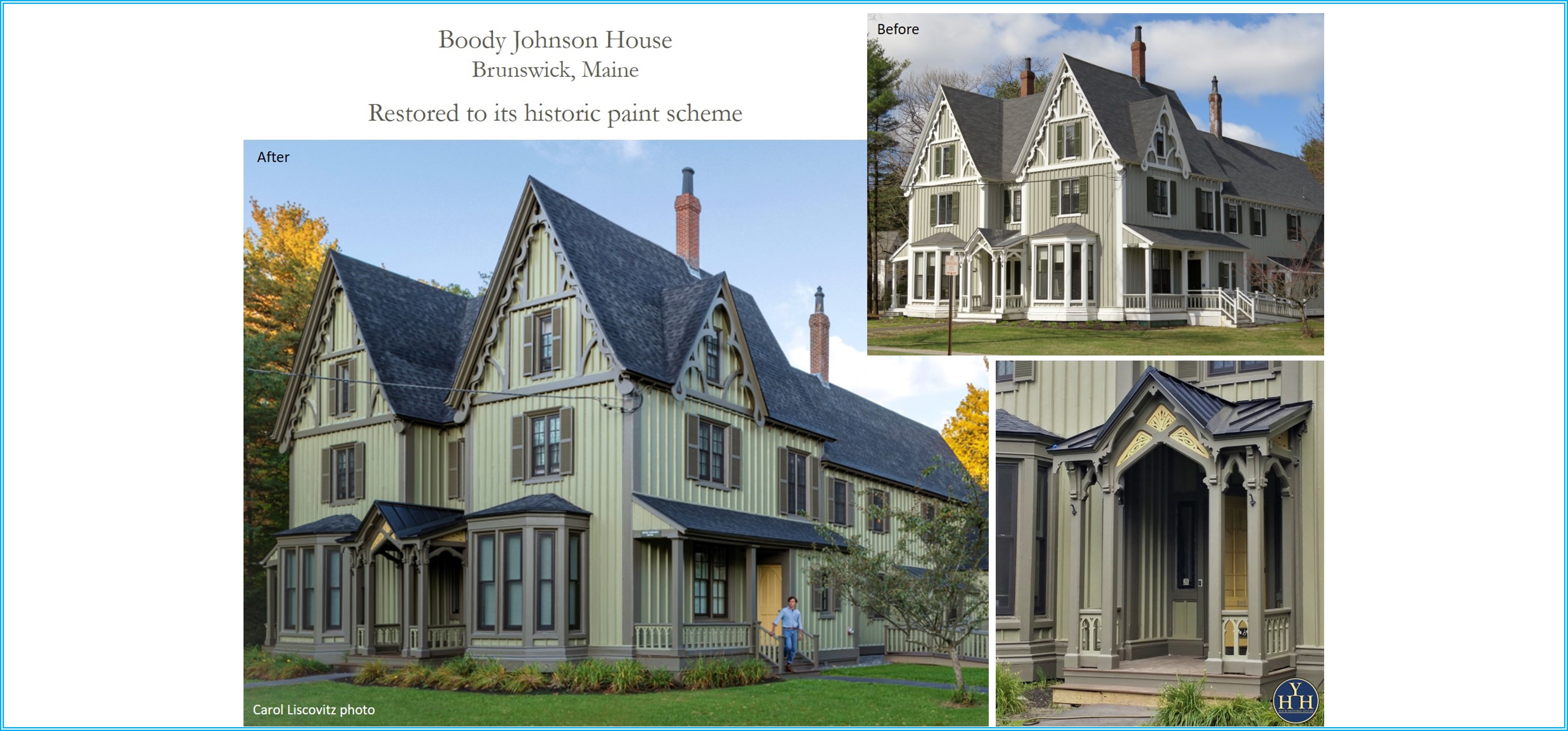 Before & After ~ Restored Historic Paint Scheme. - Your Historic House