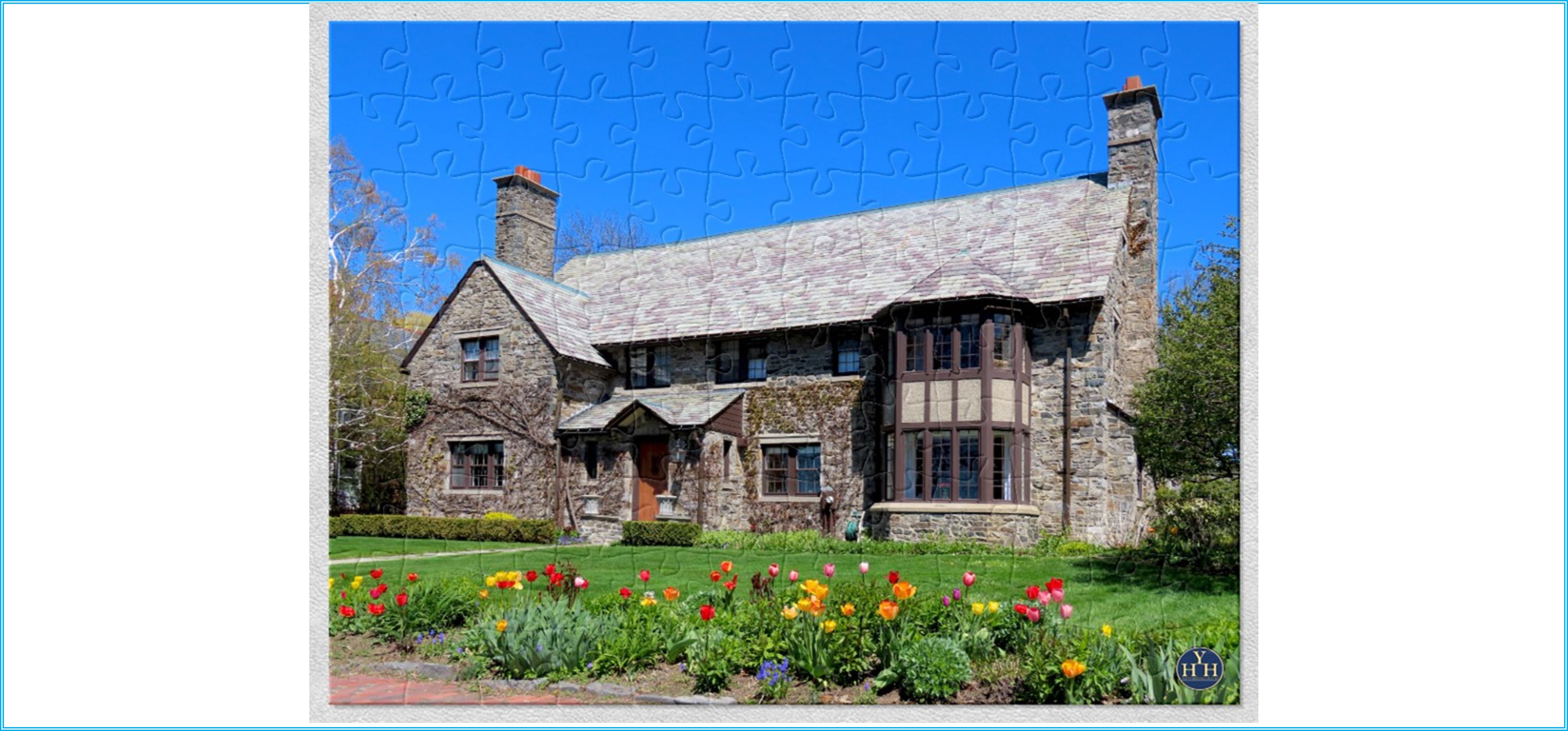 Western Promenade Tudor Revival Puzzle - Your Historic House