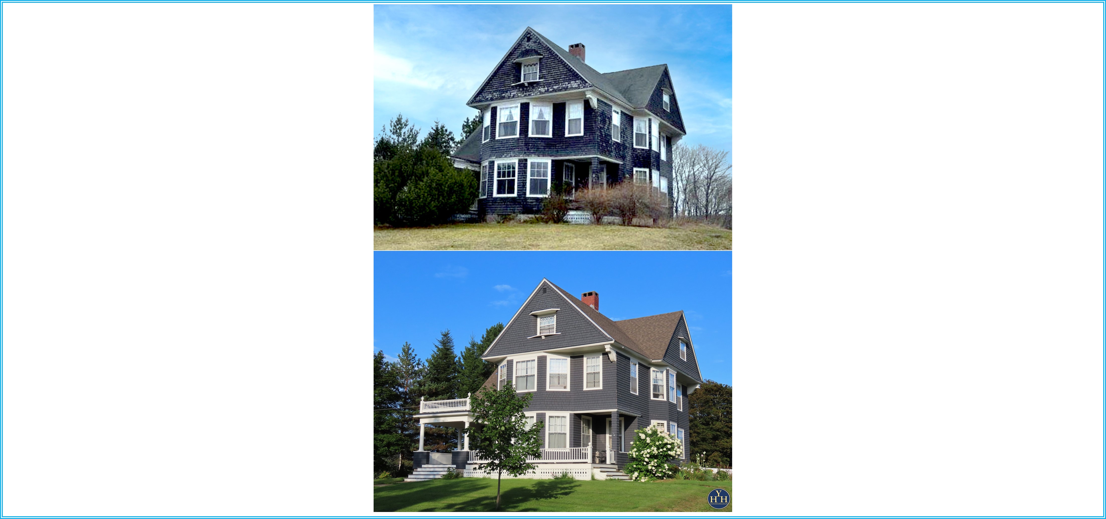 Before & After ~ The Warren F. Pope House - Your Historic House