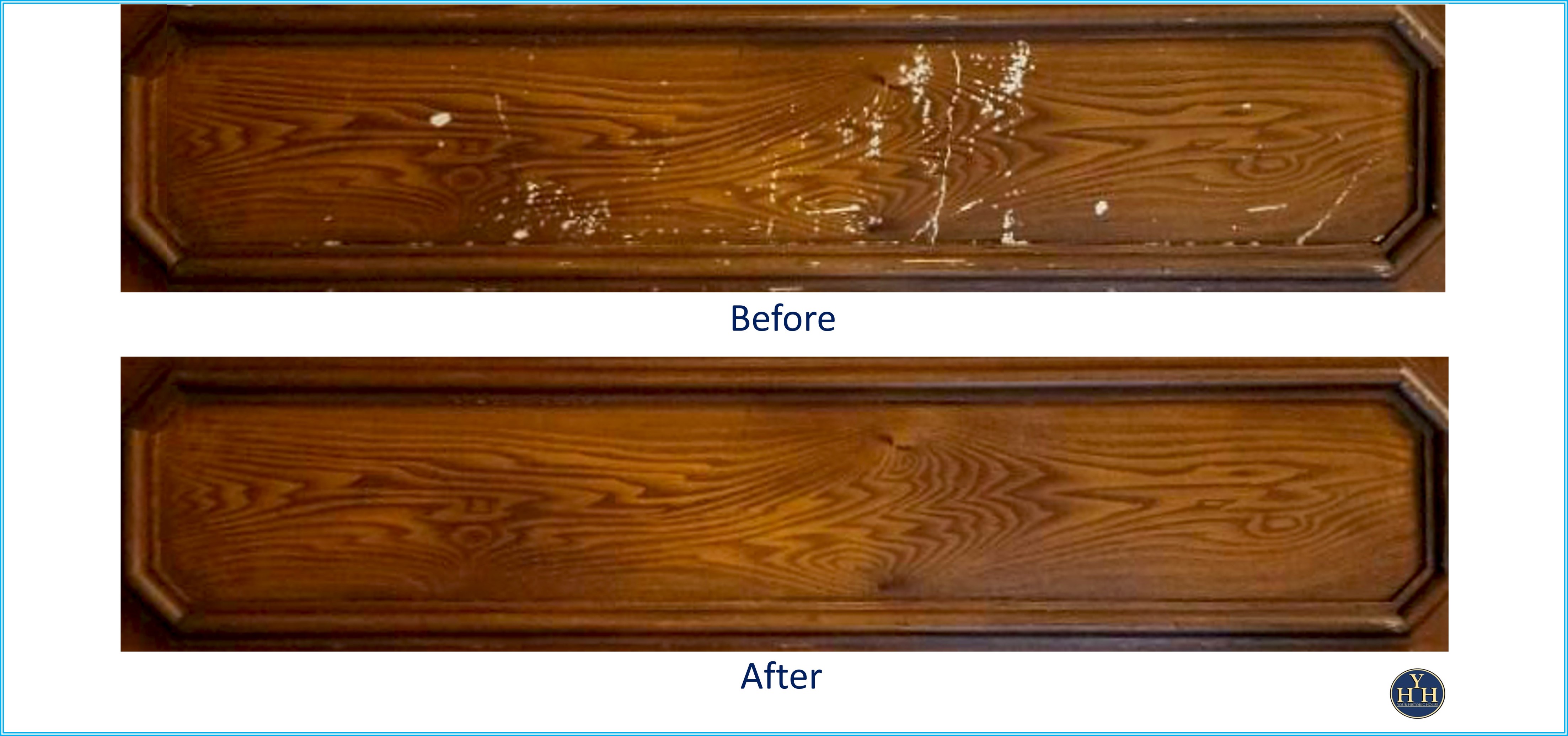 Before & After ~ Restored Paint-Graining - Your Historic House