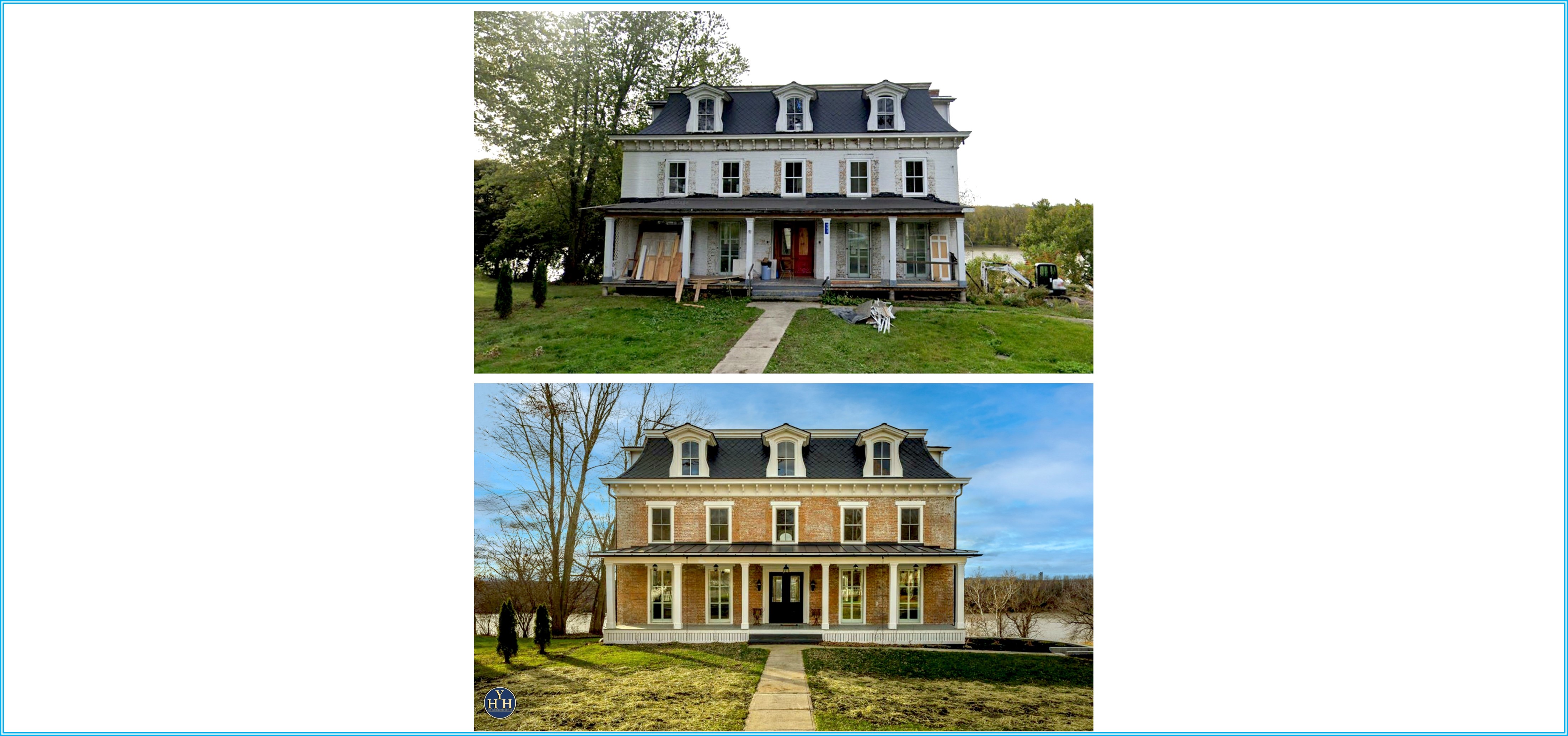 Before & After ~ Sebring-Ten Eyck-Ostrander House - Your Historic House